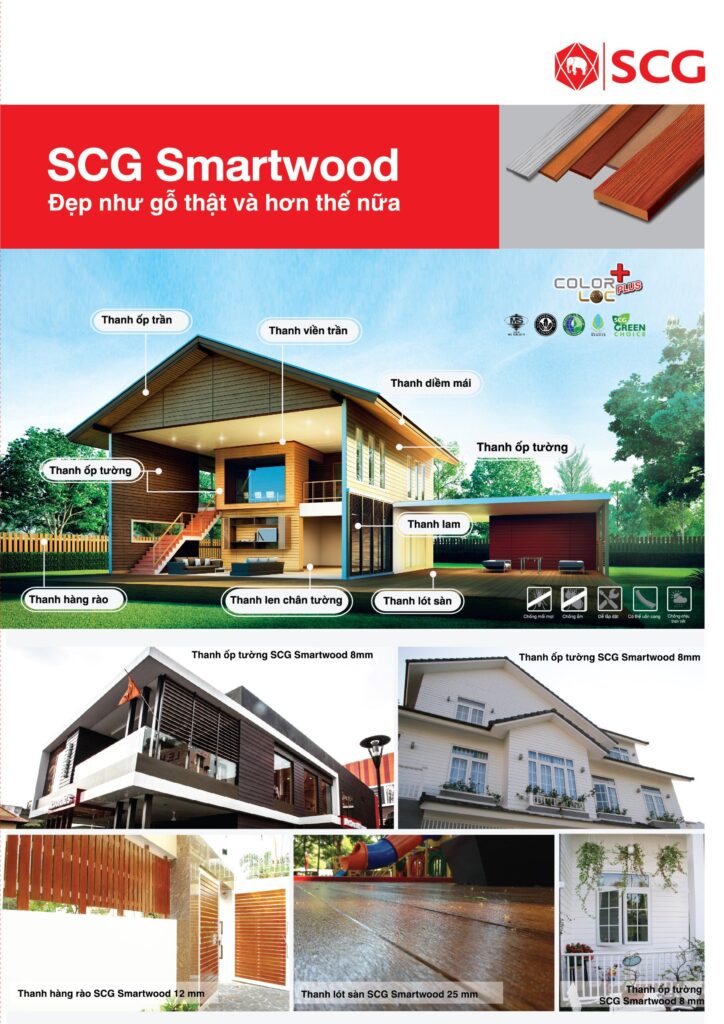Tờ rơi - Thanh Xi Măng Giả Gỗ SCG Smartwood