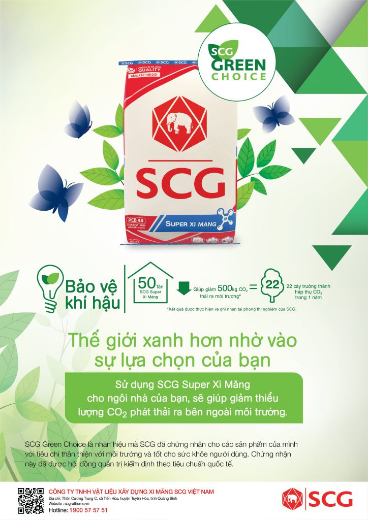 SCG Green Choice - Nhãn hiệu chứng nhận Xi măng