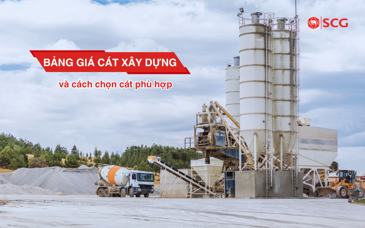 Bảng giá cát xây dựng [Cập nhật mới nhất hôm nay]